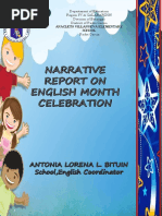 National Reading Month Celebration Narrative Report | PDF ...