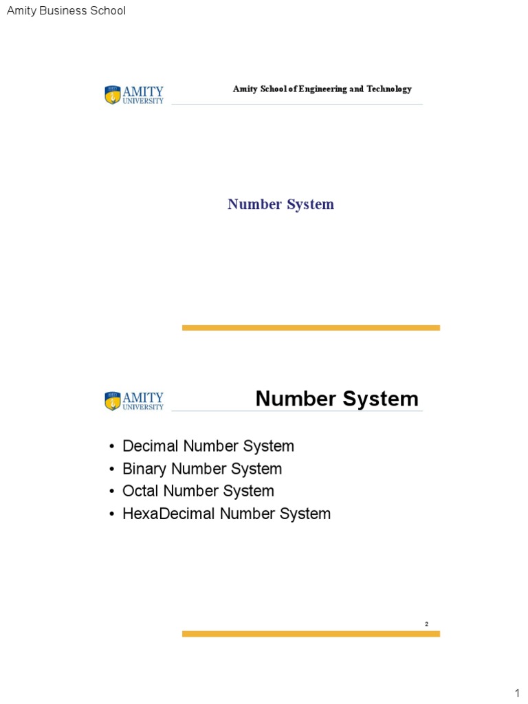 2 Module 1-2 Prog in C - Number System | PDF | Byte | Computer Architecture