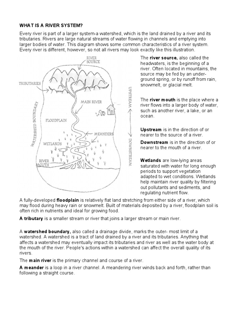 Understanding River Systems and Their Components | PDF