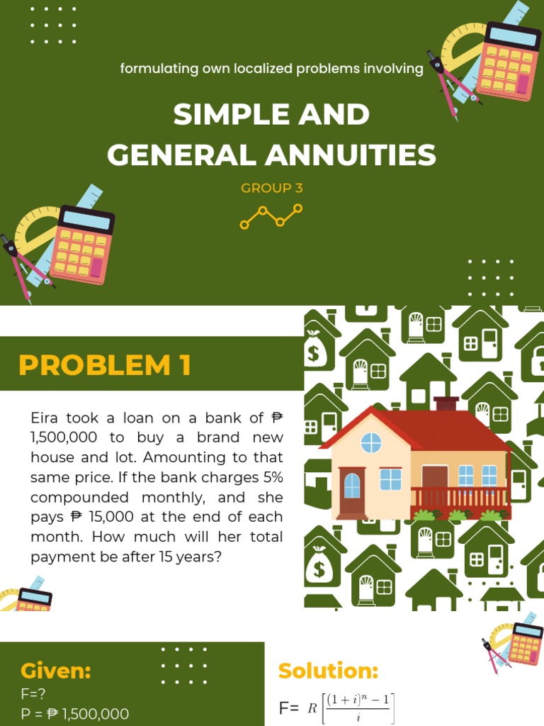 Group 3 - Simple and General Annuities | PDF