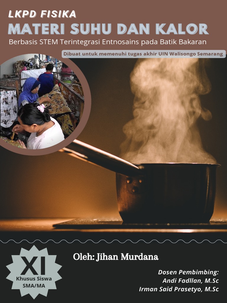 LKPD Fisika Materi Suhu Dan Kalor Bercirikan STEM Terintegrasi ...