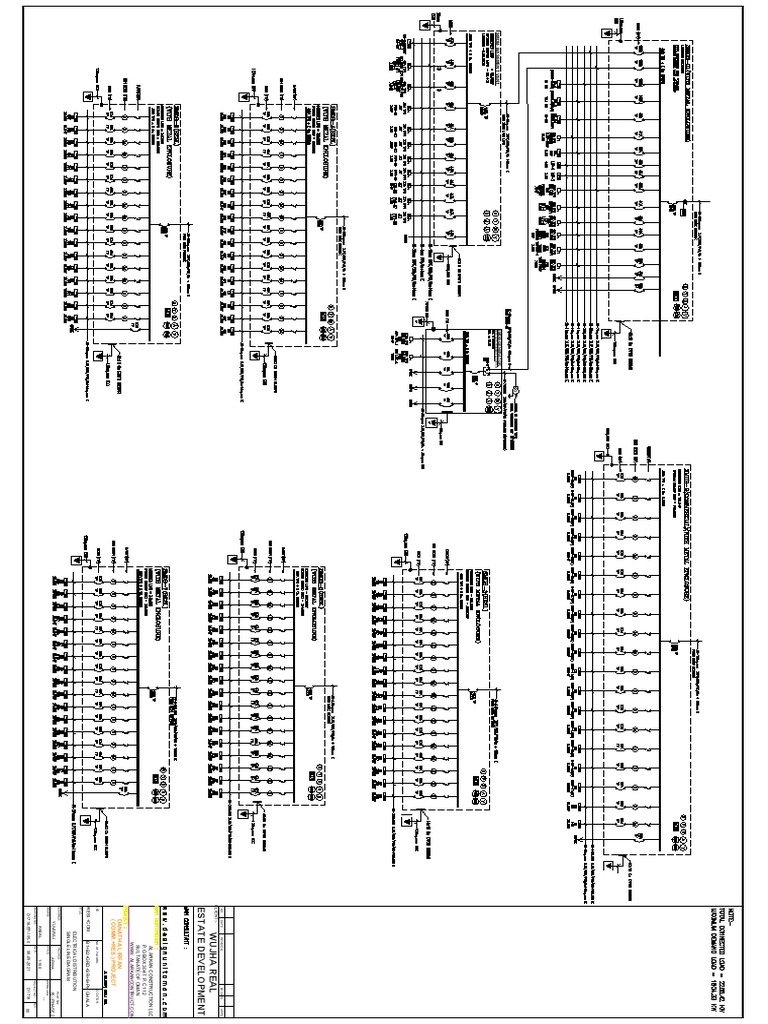 Electrical Distribution Diagram | PDF | Electrical Wiring | Power Engineering