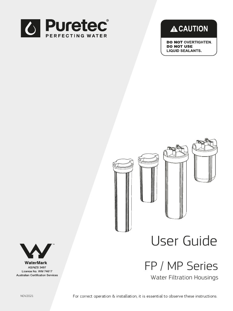 Puretec FP MP Series User Guide | PDF