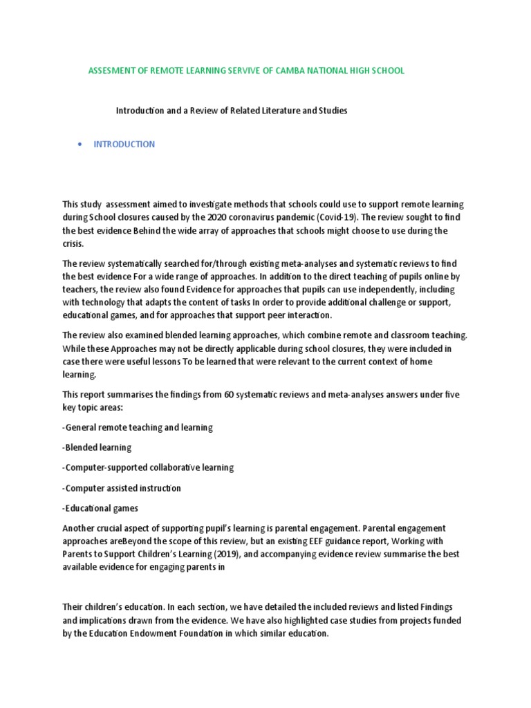 Practical Research 2 | PDF | Distance Education | Learning