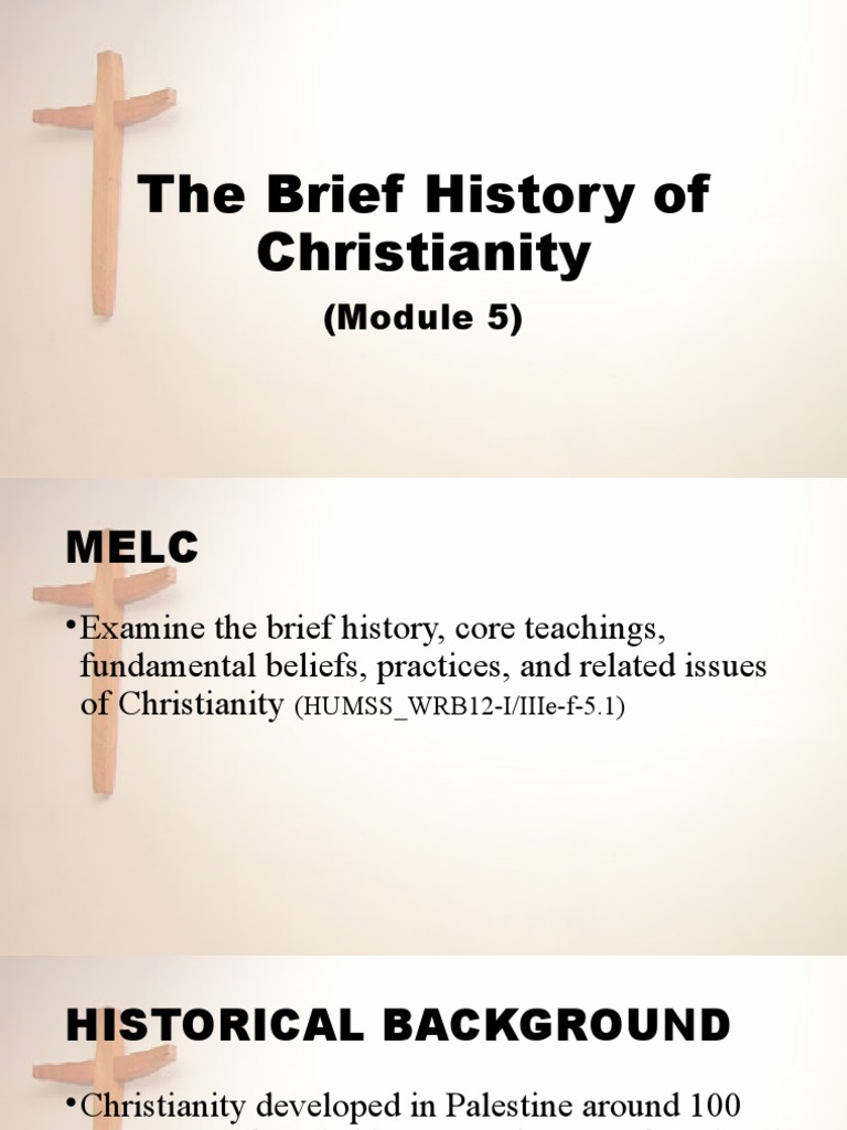 Overview of Christianity's History and Beliefs | PDF | Ten Commandments ...