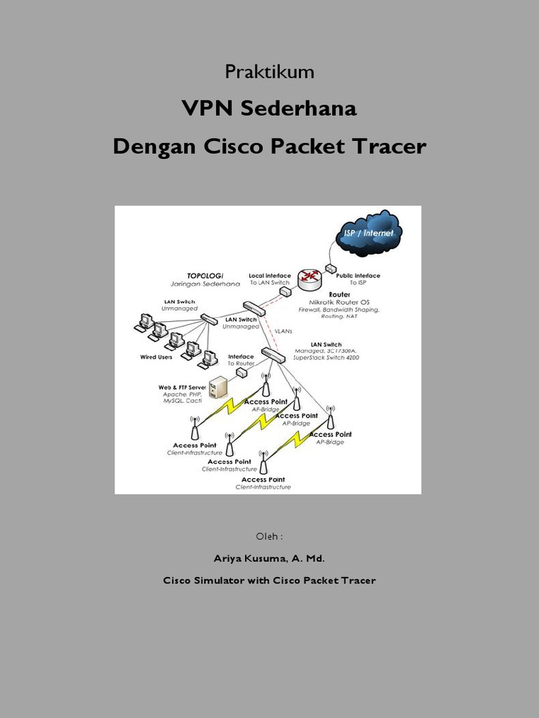 VPN Sederhana Dengan Cisco Packet Tracer | PDF