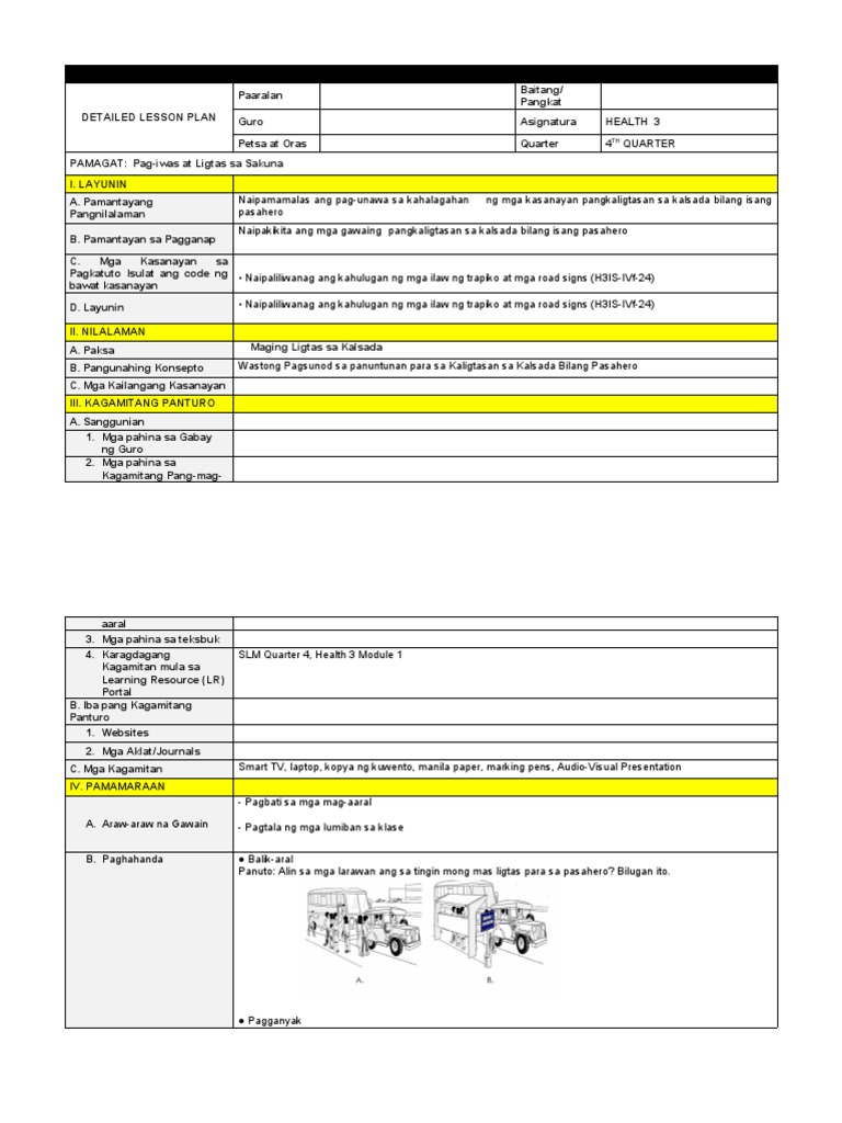 Health 3 - COT | PDF