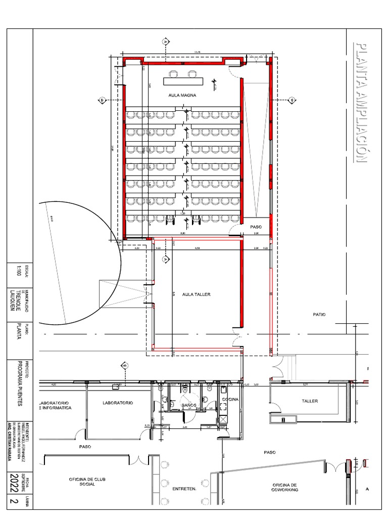 01 - Planta Aula Magna | PDF