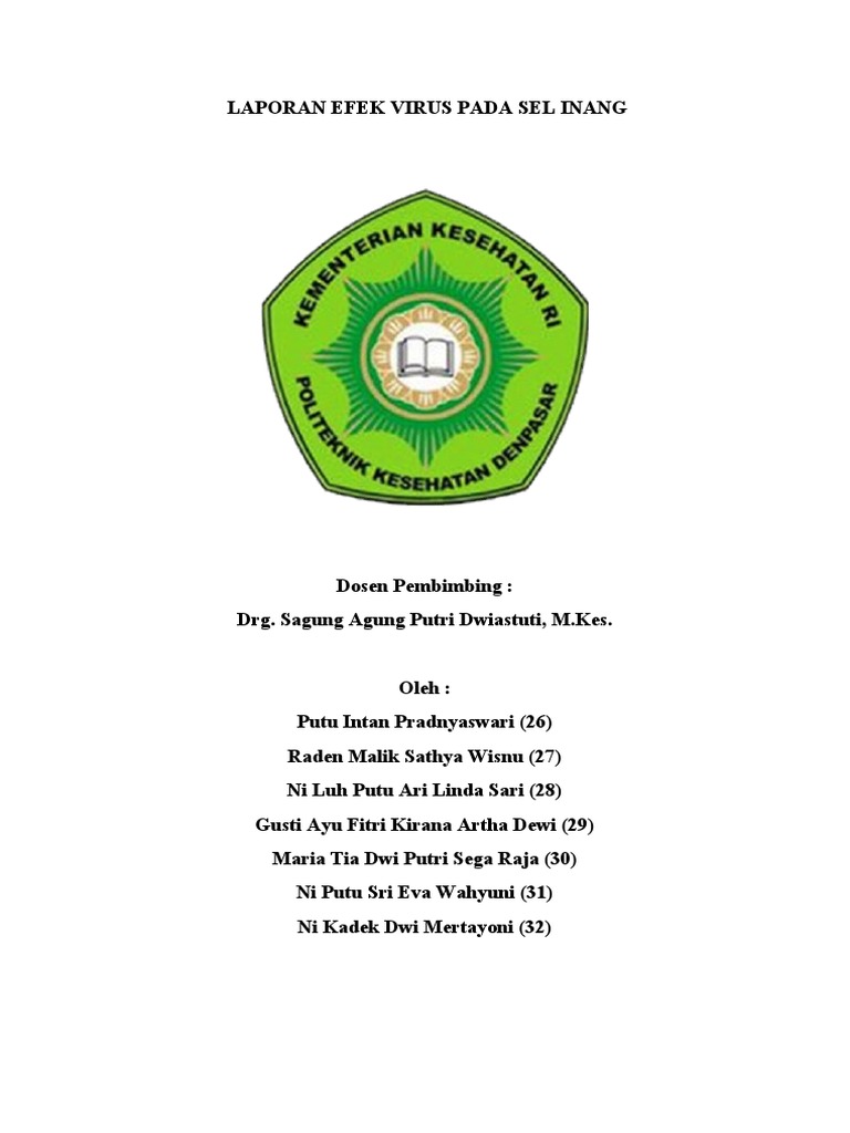 Laporan Efek Virus Pada Sel Inang | PDF
