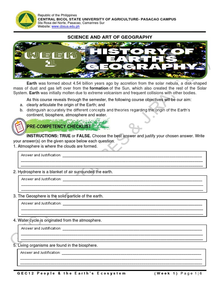 Science and Art of Geography | PDF