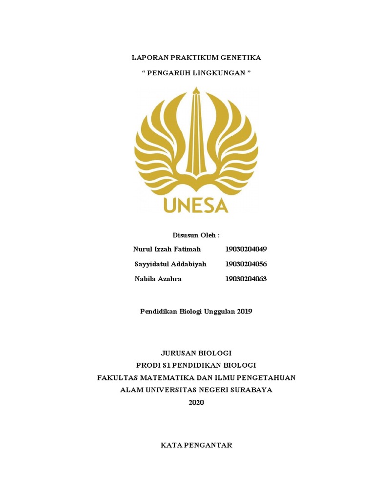 Awal BAB 1 Pengaruh Lingkungan | PDF