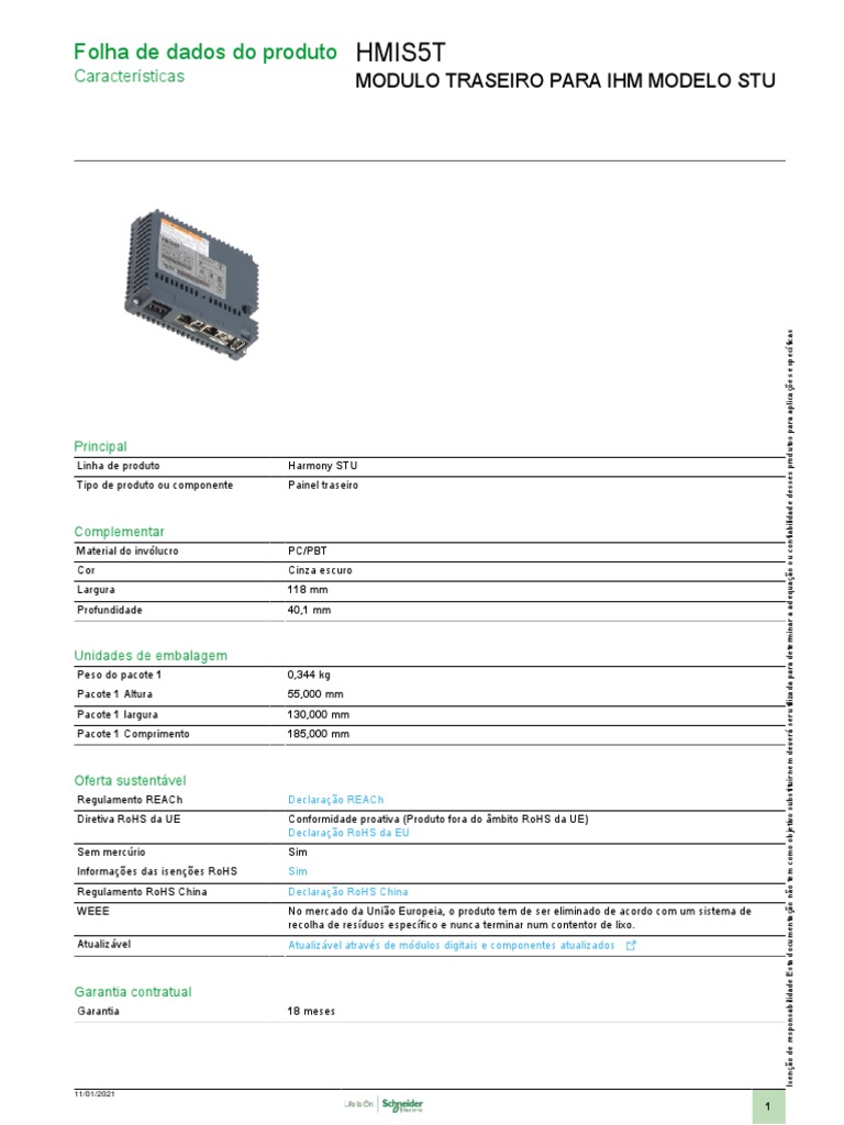IHM Magelis STO - STU - HMIS5T | PDF