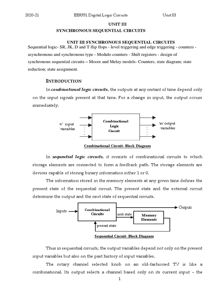 DLC Unit 3 | Download Free PDF | Logic Gate | Electronic Circuits