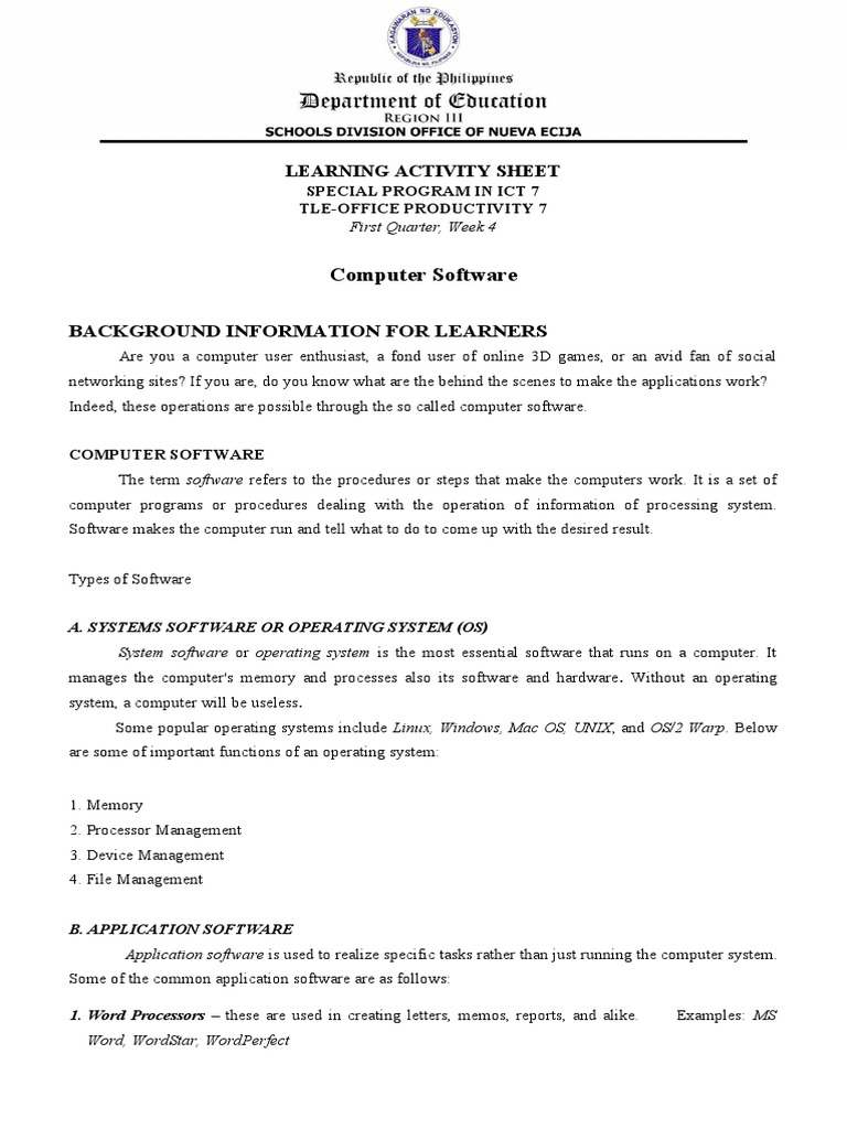 Office Productivity Week 4 | PDF | Computer Virus | Operating System