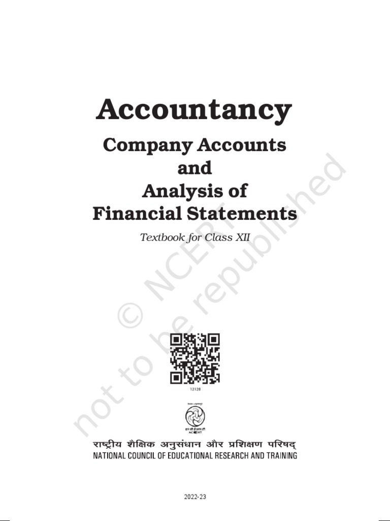 Class 12 Complete Book of Accountancy Part 2 English | PDF | Preferred ...