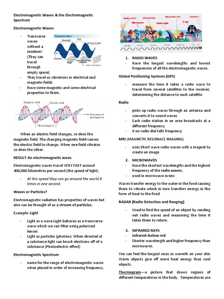 Electromagnetic Waves | PDF | Light | Electromagnetic Radiation