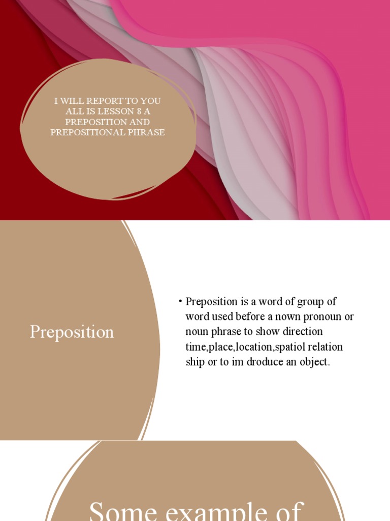 Understanding Prepositions and Prepositional Phrases | PDF