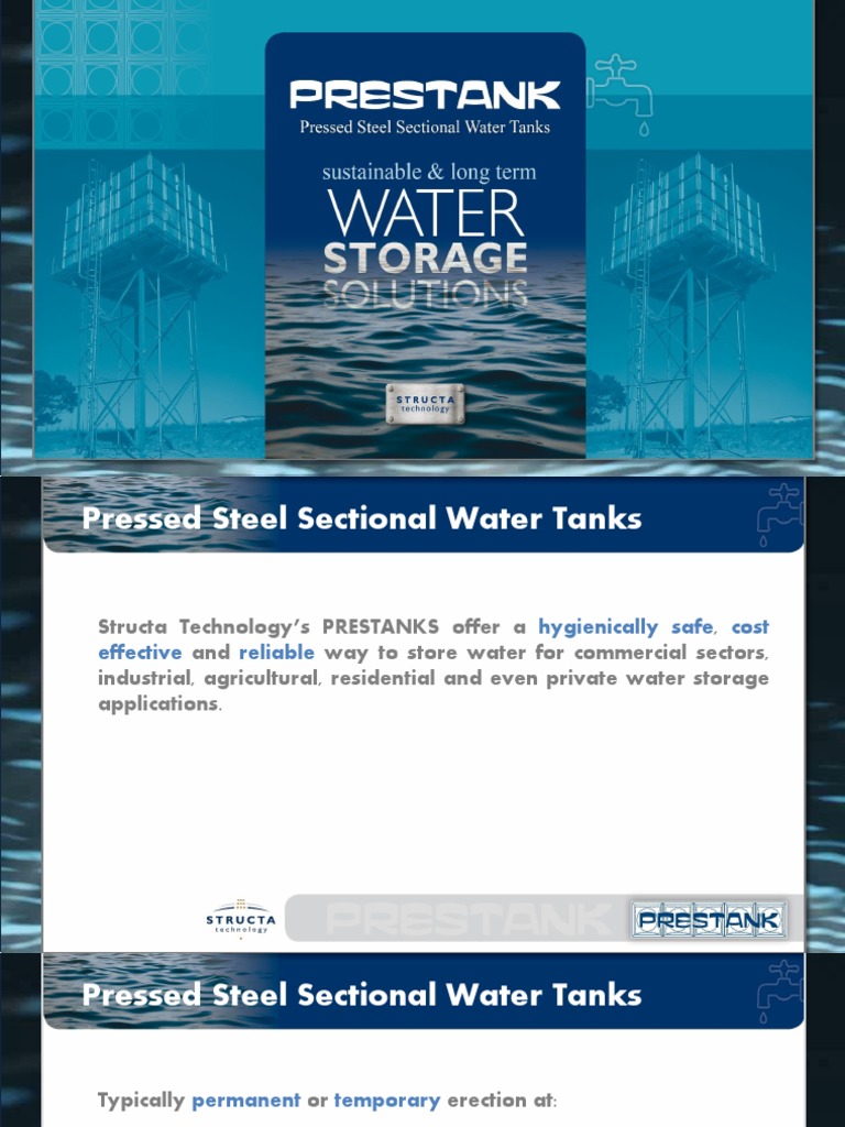 Prestank Presentation Sept 16 | PDF | Galvanization | Economic Sectors