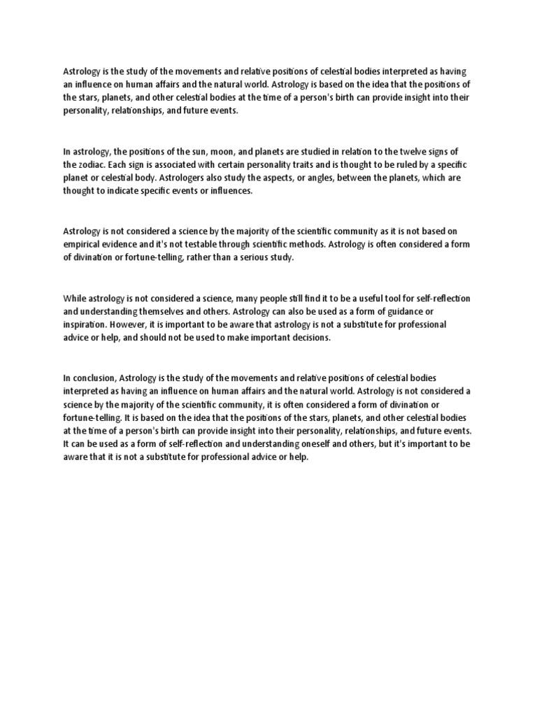 Astrology Pdf