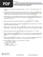 Ketikan Ulang Soal KSR 2024 | PDF