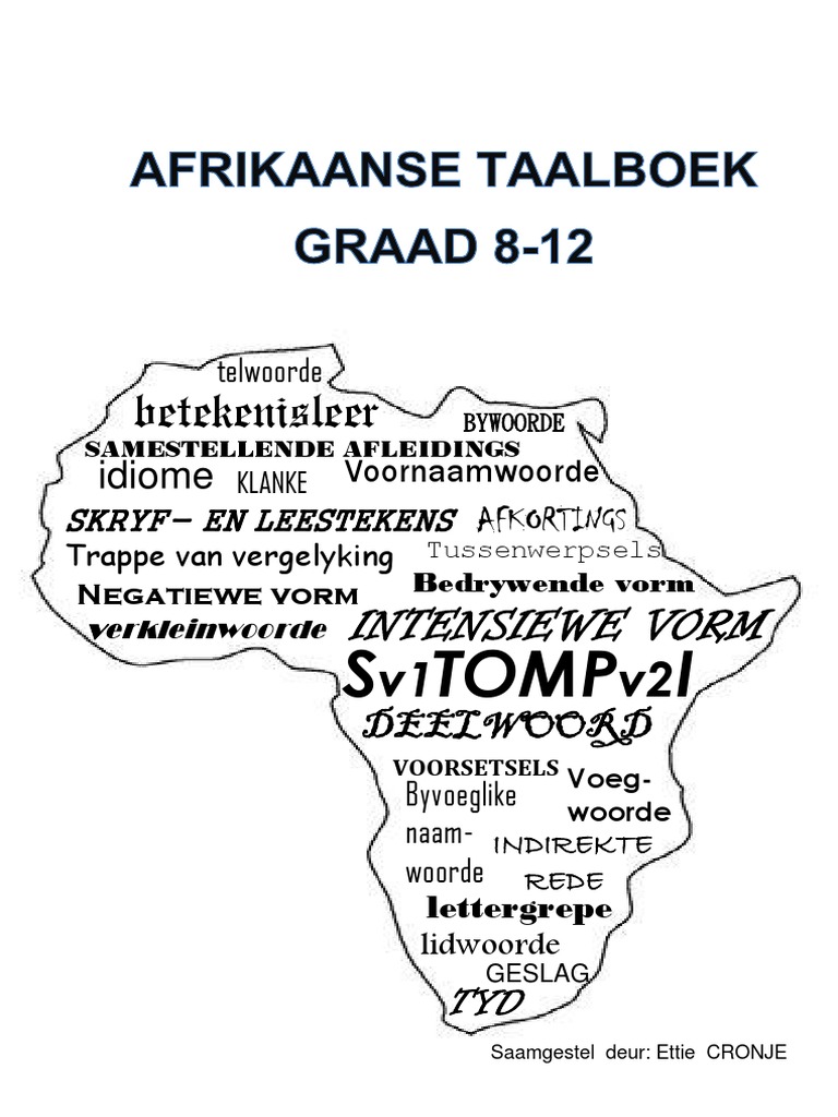 Afrikaanse Taalboek Graad 8 Tot 12 | PDF