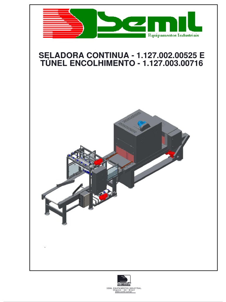 Seladora e Tunel - Semil | PDF | Parafuso