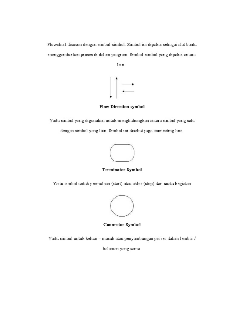 Flowchart Disusun Dengan Simbol | PDF | Komputer | Teknologi & Rekayasa