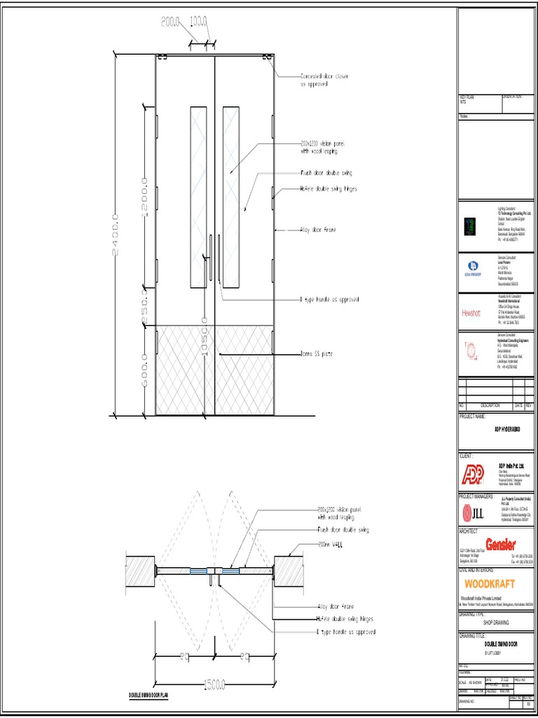 ADP - Double Swing Door - R0 - 31.3.22 | PDF | Economic Sectors