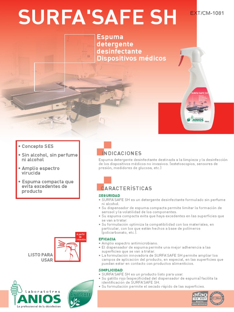 Ext-Cm-1081 FT - Surfa Safe SH | PDF