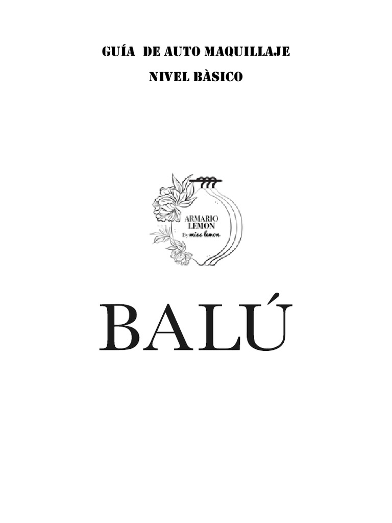 Guia Basica de Maquillaje | PDF | Productos cosméticos