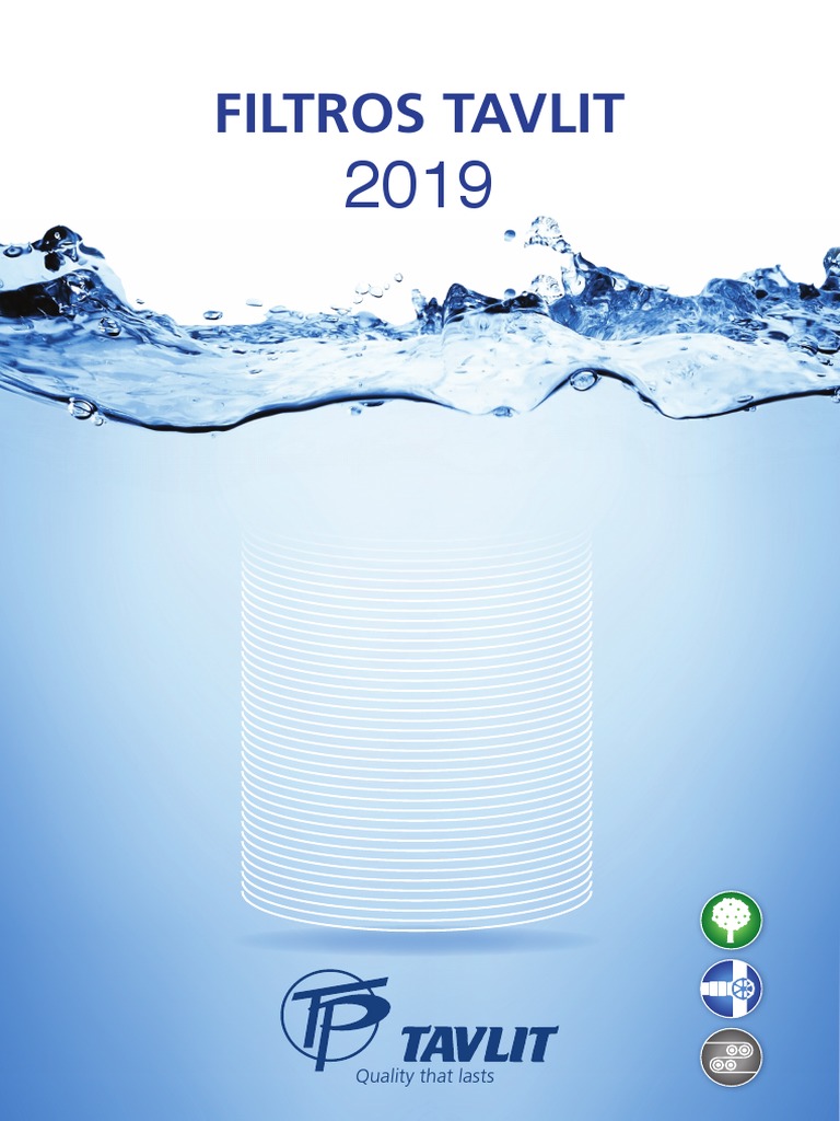 Filtros Tavlit Catalog Filters 2019 - Spanish | PDF | Agua | Filtración