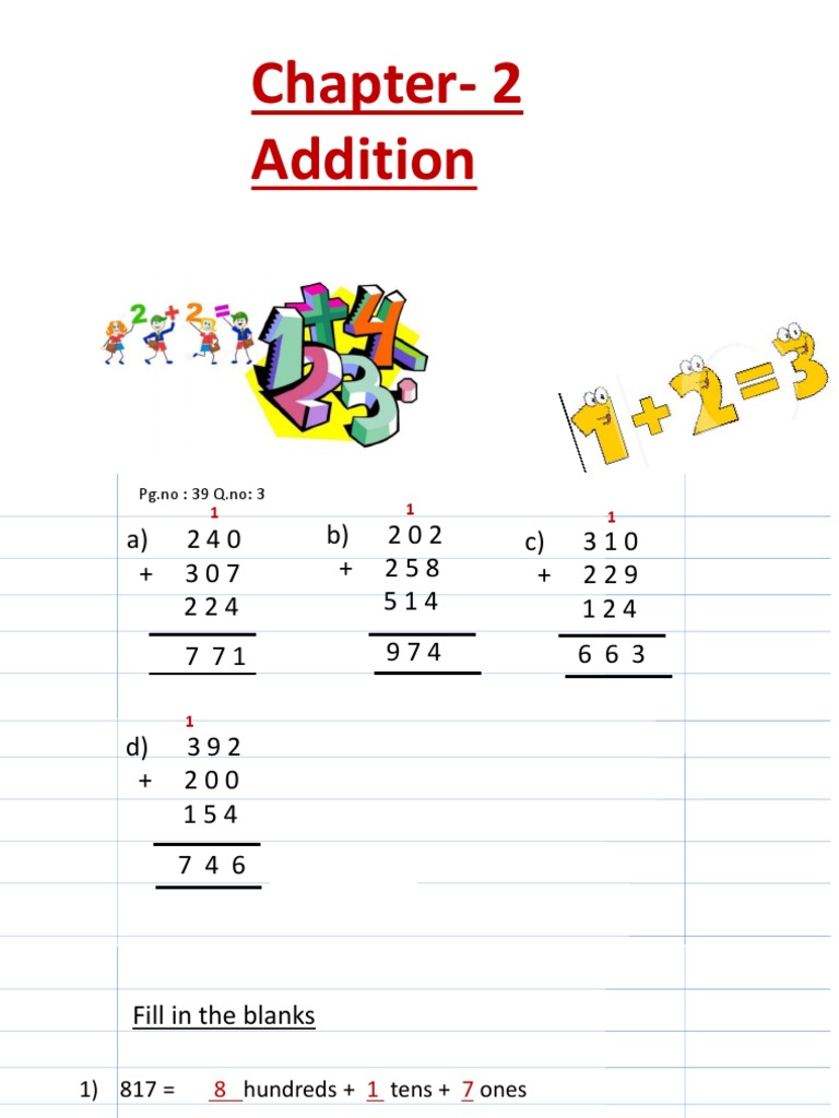 Gr3 Chap-2 Addition Notes | PDF