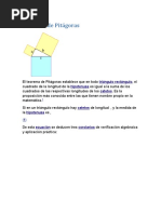 Triptico Pitagoras | PDF