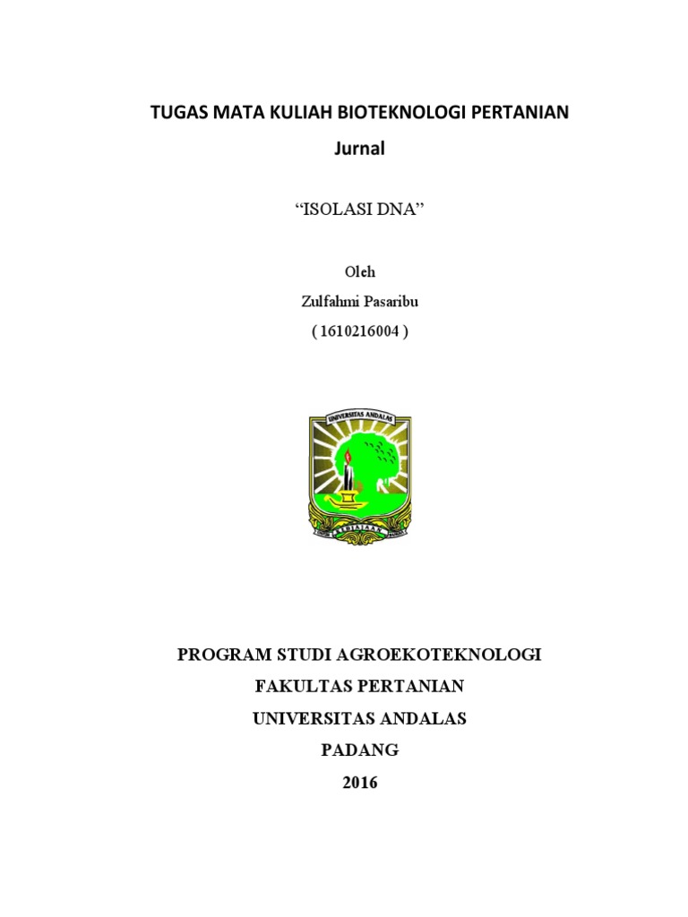 Metode Isolasi DNA: Salting Out vs Fenol | PDF | Sains & Matematika