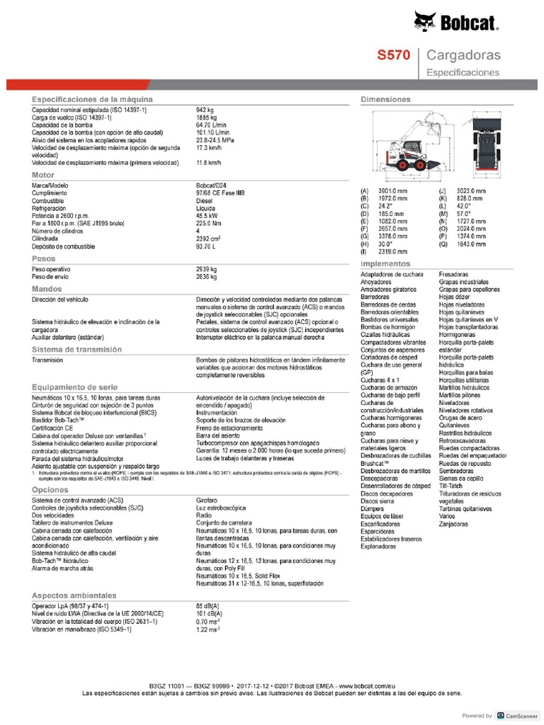 Ficha Tecnica S570 | PDF