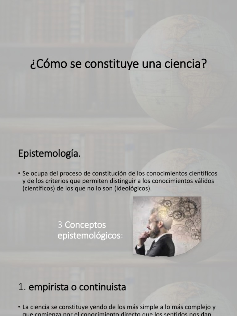 Cómo Se Constituye Una Ciencia | PDF | Conocimiento | Ideologías