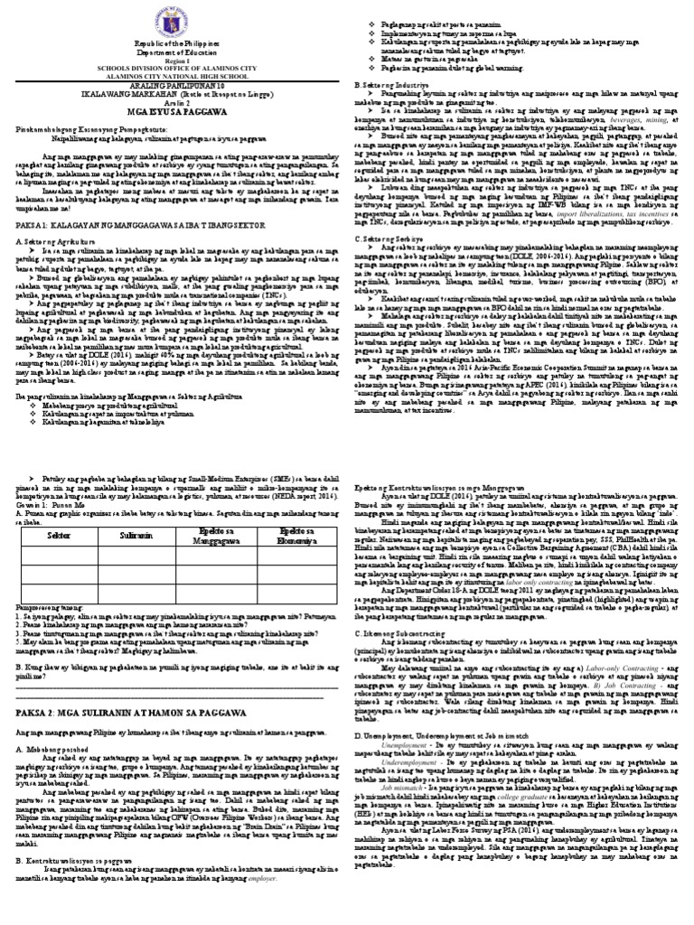 Ap 10 Q2 Melc 2 2021 2022 | PDF