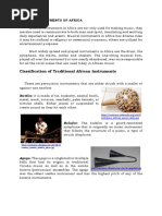 Musical Instruments of Africa | PDF | String Instruments | Musical ...