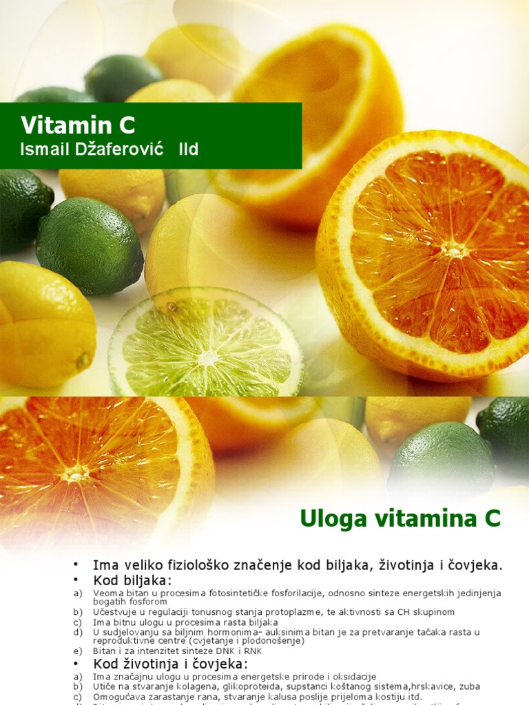 Biologija Vitamin C | PDF