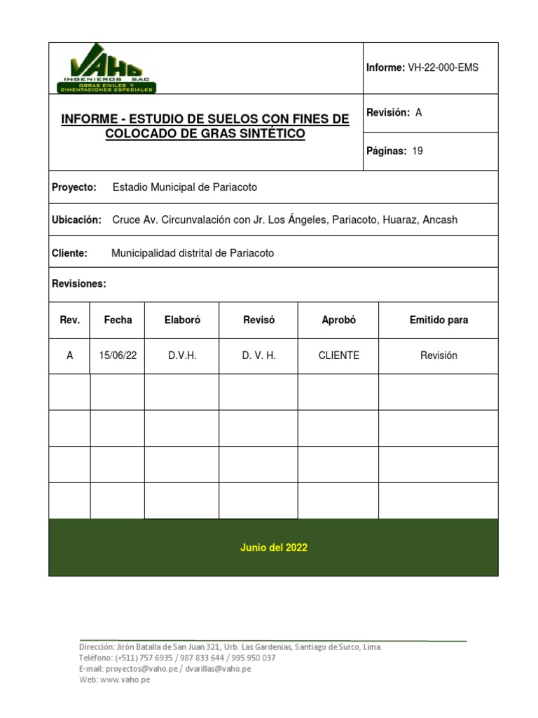 Estudio de Suelos | PDF | Fundación (Ingeniería) | Suelo