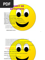 Proiect Didactic - Emotii | PDF