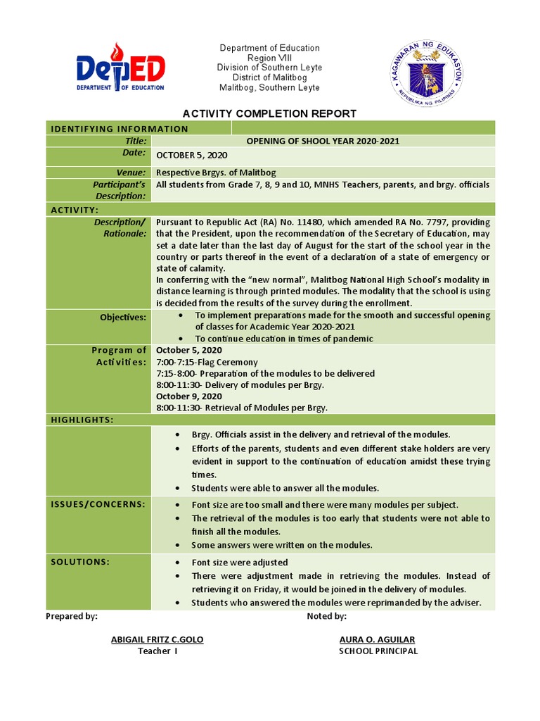 Acr - Beginning of Classes | PDF