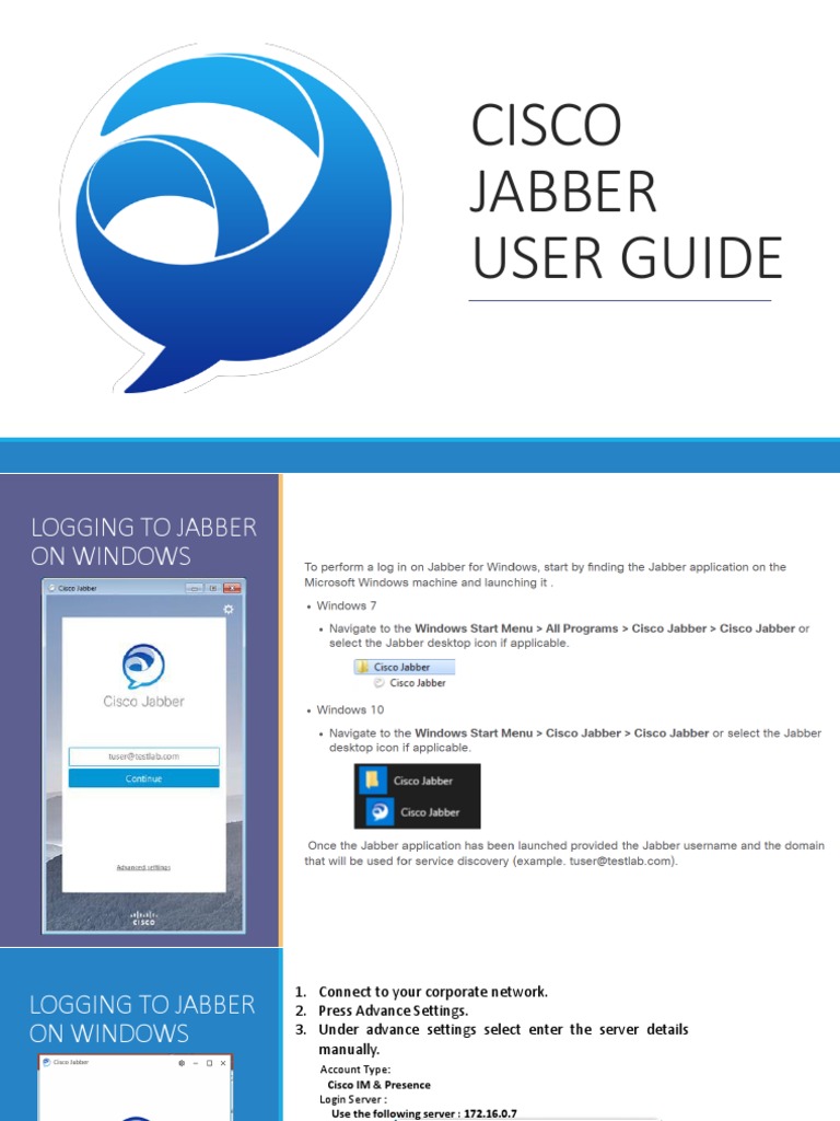 Cisco Jabber User Guide | PDF