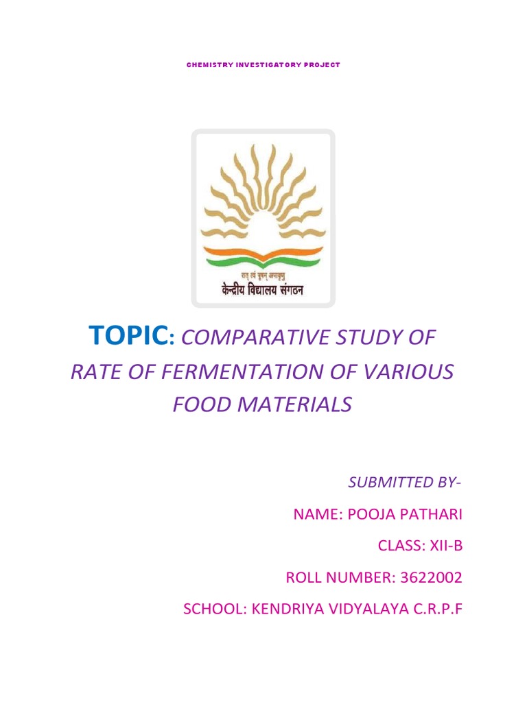 Fermentation | PDF | Fermentation In Food Processing | Fermentation