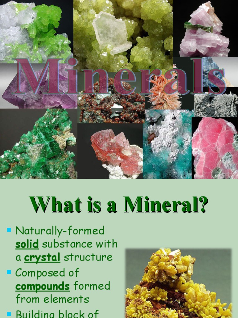 Rock Forming Minerals | PDF | Minerals | Sets Of Chemical Elements