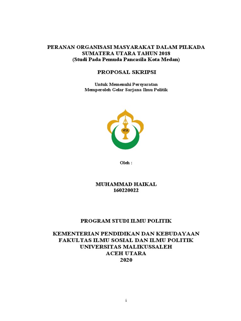 Proposal Skripsi M.Haikal | PDF | Seni