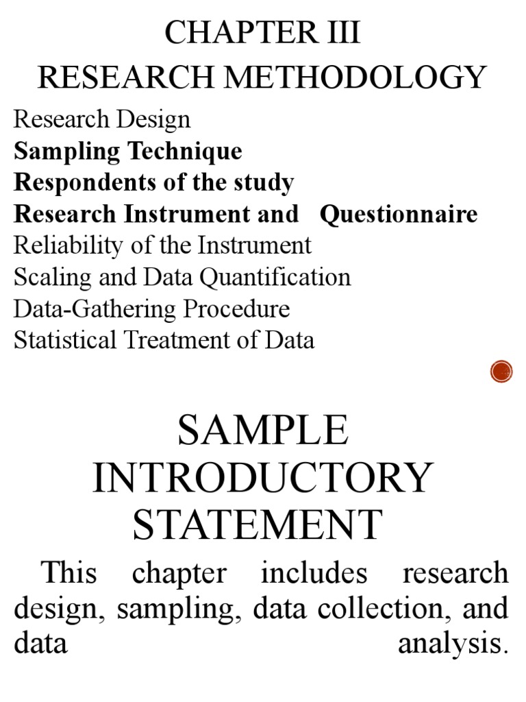Research Methodology Overview | PDF | Sampling (Statistics) | Statistics