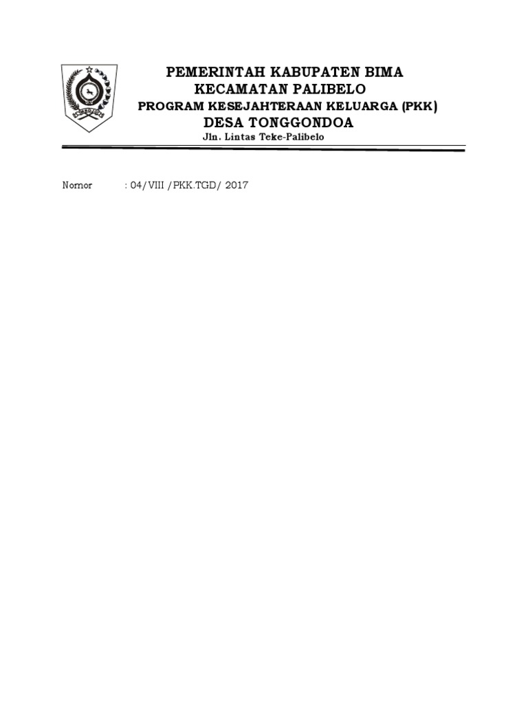 Undangan PKK | PDF | Sains & Matematika