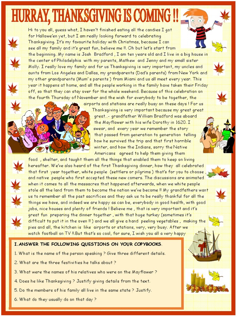 Josh's Thanksgiving Traditions: Remembering the Sacrifices of the Past ...