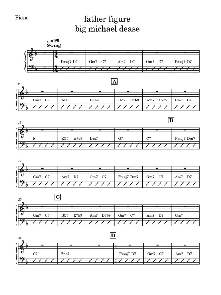 Father Figure Chart-Piano | PDF